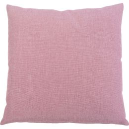 G&ouml;zze Dekokissen G&Ouml;ZZE, B:50cm L:50cm, rosa, Polyester, Dekokissen_Sitzkissen_Kissenh&uuml;llen, "Milano", mit Rei&szlig;verschluss, Kissenh&uuml;le ohne F&uuml;llung, 2 St&uuml;ck