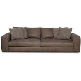 Big-Sofa DESIGNWERK, B:294cm H:87cm T:122cm, braun, 100% Echtleder, Sofas, "Parma, anspruchsvolles Design und toller Sitzkomfort"