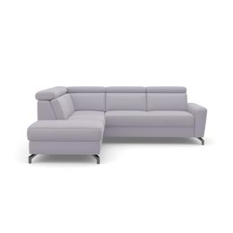 Sit & More Ecksofa SIT & MORE, B:258cm T:226cm, grau, Wohnzimmer, Sofas, "Scarlett L-Form", inklusive Kopfteilverstellung, wahlweise mit Bettfunktion, Bettkasten