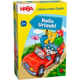 Haba Kinder Spiel "Meine ersten Spiele - Hallo Urlaub"bunt, Holz, Papier, Pappe, Spiele