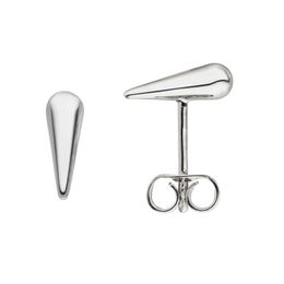 Jobo Damen Paar Ohrstecker "Tropfen", Silber 925 (Sterlingsilber), silber, Silber 925 (Sterlingsilber), Ohrringe, 925 Silber 9,8 mm