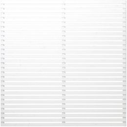 Plus Sichtschutzelement "Tokyo", H/L: 180cm x 5,76m, Pfosten: 4 Stk., wei&szlig;, Garten, Zaunelemente, H&ouml;he: 180 cm, Gesamtl&auml;nge: 5,76 bis 13,32 m, zum