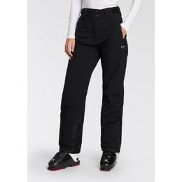 CMP Damen Skihose, schwarz, Gr. 44, Web, Obermaterial: 100% Polyester. Futter: 100% Polyester. Wattierung: 100% Polyester, Hosen