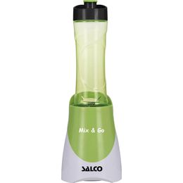 Salco Smoothie-Maker "SM-14 &raquo;MIX&GO&laquo;", B:14cm H:19cm T:14cm, grau, Zerkleinerer