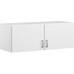 Schrankaufsatz Rauch, B:91cm H:39cm T:54cm, wei&szlig;, Holzwerkstoff, Schlafzimmer, M&ouml;belaufs&auml;tze, "Bremen"
