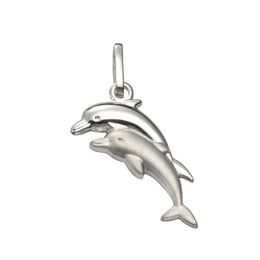 Vivance Kinder Kettenanh&auml;nger "925/- Sterling Silber Delfine", one-size, Silber 925 (Sterlingsilber), 0,9 g, wei&szlig;, Silber 925 (Sterlingsilber),