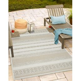 Teppich the carpet, B:160cm H:1mm L:220cm, beige, Polypropylen, Flur, Teppiche, "Calgary", moderner robuster In und Outdoor Teppich