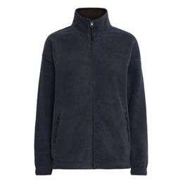 oxmo Damen Fleecejacke "Fleecejacke OXMARTA", blau, Gr. L, Obermaterial: 100% Polyester PES., Jacken