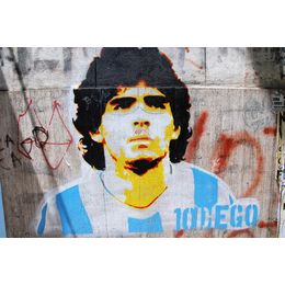 papermoon Fototapete "Graffiti", B/L: 4,5m x 2,8m, Bahnen: 9 Stk., bunt, Schlafzimmer, Tapeten