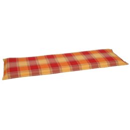 Bankauflage GO-DE, B:148cm H:6cm T:45cm, bunt, Obermaterial: 50% Baumwolle, 50% Polyester, Outdoor, Polsterauflagen
