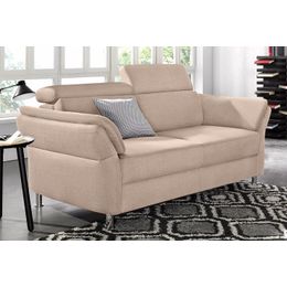 Sit & More 2-Sitzer SIT & MORE, B:174cm H:97cm T:100cm, beige, Struktur fein ( 100% Polyester);Struktur gropb ( 100% Polypropylen);Struktur (100% Polyester),