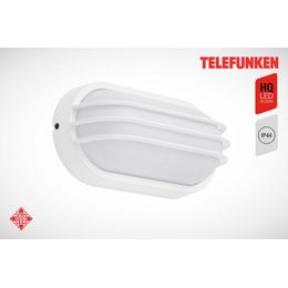 LED Au&szlig;en-Wandleuchte Telefunken, wei&szlig;, Leuchten, "PALMA"