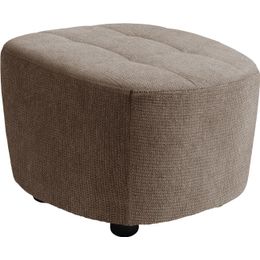 Fu&szlig;hocker Alina, B:54cm H:41cm T:57cm, braun, Struktur fein XBO 100% Polyester), Garten, Hocker, "Yuri", Passend zu Sessel Yuri