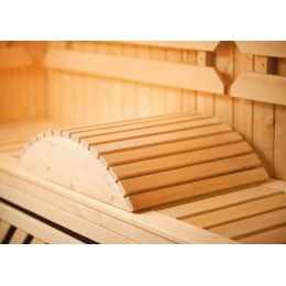 Weka Sauna-Venenst&uuml;tze, beige, Kopfst&uuml;tzen