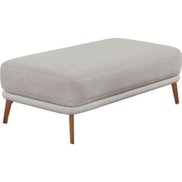 Sch&ouml;ner Wohnen Kollektion Hockerbank, B:120cm H:45cm T:70cm, silber, SCH&Ouml;NER WOHNEN-KOLLEKTION, 96% Polyester, 4% Polyacryl, Hocker, "Pearl - 5 Jahre Hersteller-Garantie, auch