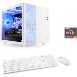 CSL PC "Cube V24191", Microsoft Windows 11 Home (64 Bit), 32 GB RAM 1.000 GB SSD, wei&szlig;, B&uuml;ro, Desktop-PCs