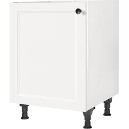 Sp&uuml;lenschrank Nobilia, B:60cm H:87cm T:58,3cm, wei&szlig;, K&uuml;che, Schr&auml;nke, ""Cascada", Ausrichtung w&auml;hlbar, vormontiert, in den Breiten", 45 und 60 cm,