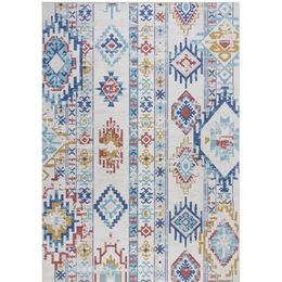 Teppich FLAIR RUGS, B:200cm H:10mm L:290cm, bunt, Kunstfaser, Wohnzimmer, Teppiche, "Ramona", maschinenwaschbar, Wohnzimmer