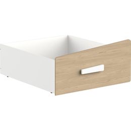 Schublade Demeyere Group, B:98cm H:41cm T:87cm, wei&szlig;, MDF, Schubladen, "Cabane", gro&szlig;e Schublade geht unter dem Bett