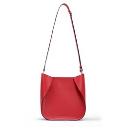 Gretchen Damen Schultertasche "Erica Shoulderbag", rot, Leder, unifarben, Taschen, aus italienischem Rindsleder
