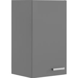 H&auml;ngeschrank Optifit, B:40cm H:70,4cm T:34,9cm, grau, Holzwerkstoff, K&uuml;che, Schr&auml;nke, "Parma", Breite 40 cm