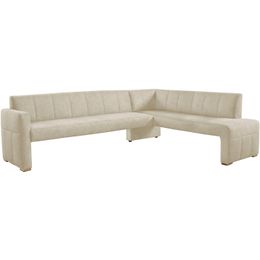 Essbank, B:265cm H:83cm T:199cm, beige, exxpo - SOFA FASHION, Sitzb&auml;nke, elegant und modern mit hohem Sitzkomfort
