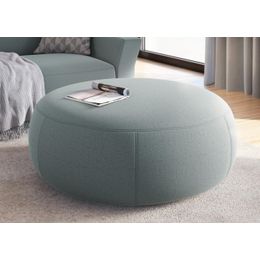 Sit & More Hocker SIT & MORE, B:104cm, blau, Samtoptik (100% Polyester);Soft clean (98% Polyester, 2% Polyamid);Struktur fein (100% Polyester), Wohnzimmer,