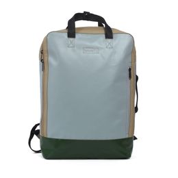 7CLOUDS Damen Laptoprucksack "Agal 7.3 M"grau, junglegr&uuml;n, camel, Polyethylen, Tarpaulin, Rucks&auml;cke, mit recyceltem PET