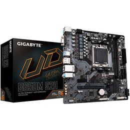 Gigabyte Mainboard "B650M S2H Mainboard - AMD Ryzen 9000er-Serie, 5+2+2 Phasen VRM, bis zu", B:26,5cm H:5,5cm T:27,5cm, schwarz, Mainboards