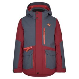 Ziener Jungen Skijacke "AGONIS", rot, Gr. 140, Obermaterial: 100% Polyester;Futter: 1. 100% Polyamid, 2. 100% Polyester;Wattierung: 100% Polyester;,