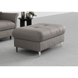 Sit & More Hocker SIT & MORE, B:102cm H:43cm T:67cm, grau, 100% Polyester, Wohnzimmer, Hocker, "Marano", mit Stauraum