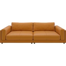 Big-Sofa 3C CANDY, B:294cm H:85cm T:150cm, braun, 100% Leder, Sofas, "Karalis mit extra gro&szlig;er Sitztiefe, elegantes Mega Sofa zum Relaxen", auch in