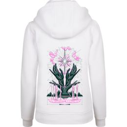 MISS TEE Damen Kapuzensweatshirt "Miss Tee Damen Shine Bright Hoody"wei&szlig;, Gr. XS, bedruckt, 65% Baumwolle, 35% Polyester, Sweatshirts