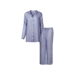 Seidensticker Damen Pyjama, Gr. 40dunkelblau, 100% Modal, gestreift, Homewear-Sets