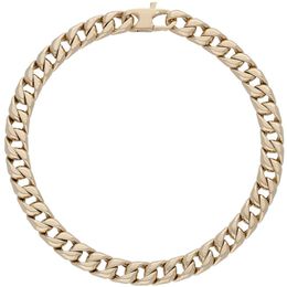 Firetti Damen Panzerarmband "Schmuck Geschenk Gold 585 Armschmuck Armkette Goldarmband Panzerkette", 21cm, Gelbgold 585, gold, Gelbgold 585, Armb&auml;nder