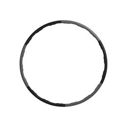Endurance Hula-Hoop-Reifengrau, schwarz, Fitnessringe, mit 1,2 kg Gewicht