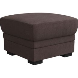 Hocker COTTA, B:68cm H:45cm T:68cm, grau, 100% Polyester, Wohnzimmer, Hocker, "Marcus", mit Stauraum