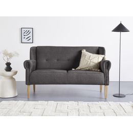 K&uuml;chensofa Home Affaire, B:174cm H:99cm T:73cm, schwarz, Sofas, "Moro", in verschiedenen Stoffe und Farben