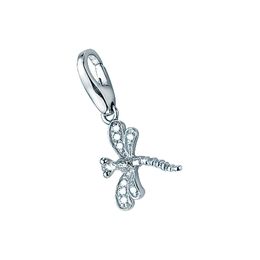 Damen Charm-Einh&auml;nger "Libelle, Silber 925", silber, Giorgio Martello MILANO, Silber 925 (Sterlingsilber), Charms