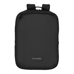 Travelite Damen Daypack "BASICS Plane RV", schwarz, Polyester, Polyurethane, Rucks&auml;cke, Freizeitrucksack Laptopfach Sicherheitsfach