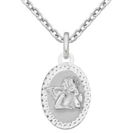 Firetti Damen Kette mit Anh&auml;nger "Schmuck Geschenk Silber 925 Halsschmuck Halskette Ankerkette Engel", Silber 925 (Sterlingsilber), L: 45, silber,