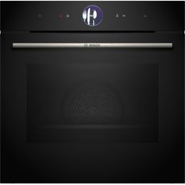 Bosch Dampfbackofen "HSG7361B1", B:59,4cm H:59,5cm T:54,8cm, schwarz, Back&ouml;fen, AirFry-Funktion