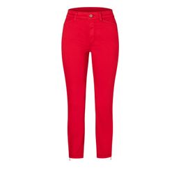 MAC Damen 7/8-Jeans "Dream Chic", rot, Gr. 32, Denim/Jeans, Obermaterial: 88% Baumwolle, 8% Elastomultiester, 4% Elasthan, Jeans, verk&uuml;rzte Form mit