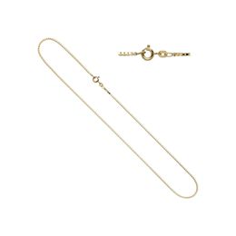 Jobo Damen Goldkette, Gelbgold 585, L: 45, gelb, Gelbgold 585, Halsketten, Venezianerkette 585 Gold 45 cm 1,0 mm