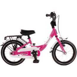 Bachtenkirch Kinderfahrrad "14" Baxi - pink", 21cm, 14 Zoll (35,56cm), rosa, Fahrr&auml;der, Alu Kinderfahrrad mit Vollausstattung, erh&auml;ltlich in 14/16/18