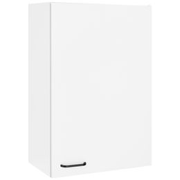 H&auml;ngeschrank Optifit, B:60cm H:89,6cm T:34,9cm, wei&szlig;, Holzwerkstoff, K&uuml;che, Schr&auml;nke, "Elga", mit Soft-Close-Funktion und Metallgriff, Breite 60 cm