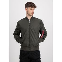 Herren Bomberjacke "MA-1 TT Light", grau, Gr. S, Alpha Industries, Shell: 100% Nylon. Lining: 100% Nylon, Jacken