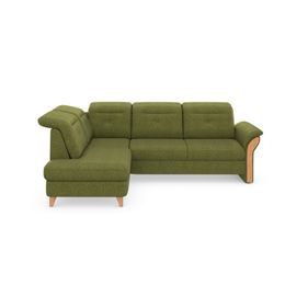 Ecksofa Home Affaire, B:269cm H:92cm T:200cm, gr&uuml;n, Luxus-Microfaser Euphora 100% Polyester, ;Easy Care: 98% Polyester, 2% Polyamid;Luxus-Microfaser