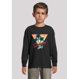F4NT4STIC Jungen T-Shirt "California Palmen Retro", schwarz, Gr. 110, Obermaterial: 100% Baumwolle, Shirts, Premium Qualit&auml;t