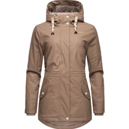 Navahoo Damen Regenjacke "Oceans Heart", grau, Gr. XXL, Oberstoff: 70% Polyester, 30% Polyurethan; Futter: 100% Polyester; Wattierung: 100%